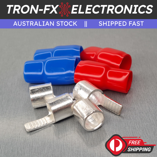 2/4PCS C45-50mm² Flat Pin Cable Lug Crimp Wire Terminals for Circuit ...