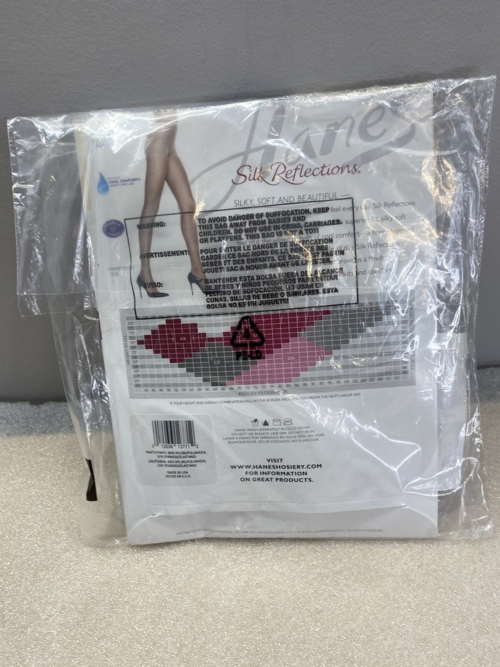 Hanes Silk Reflections Silky Sheer Thigh Highs(STYL:00718 SIZE: EF ...