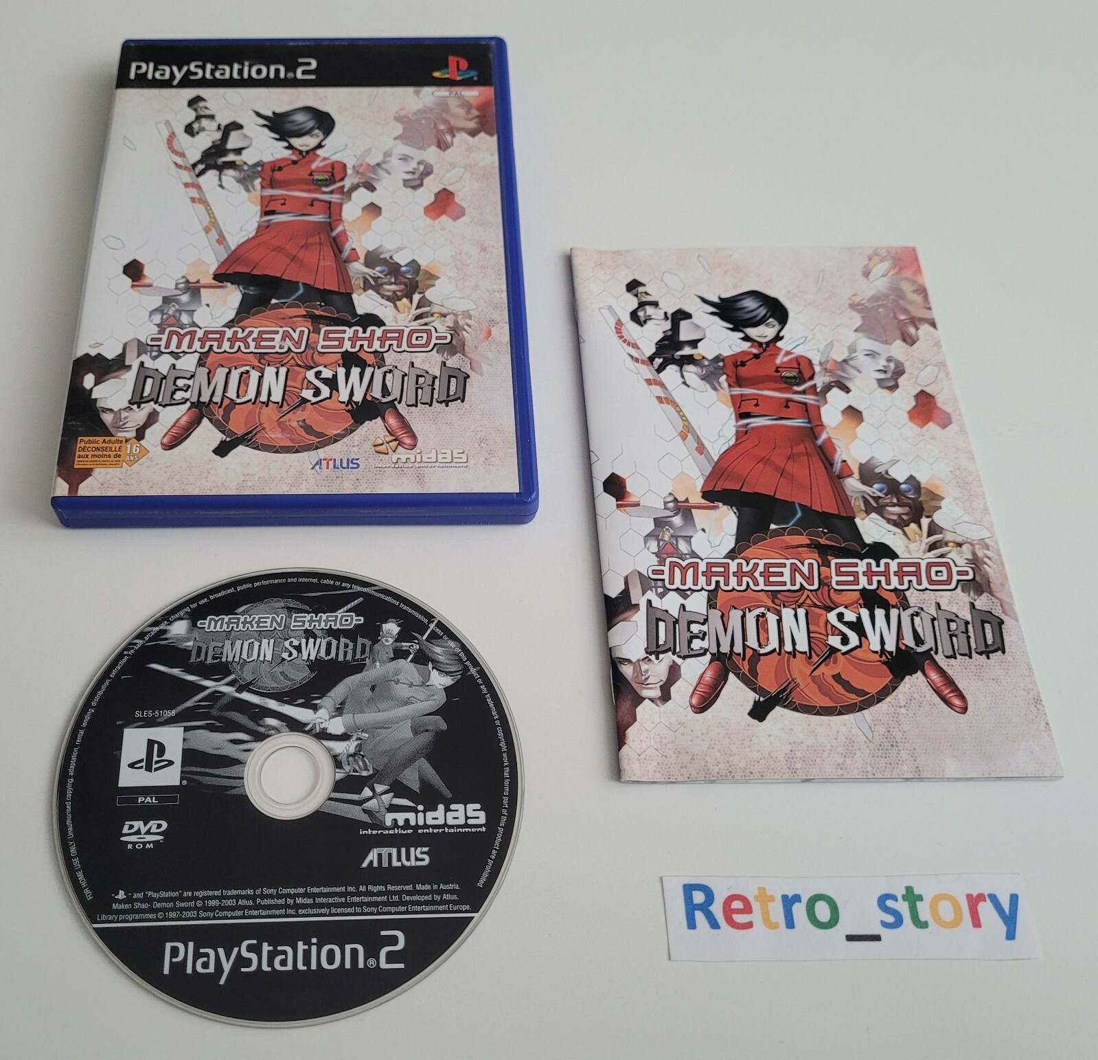 Maken Shao Demon sword PlayStation 2 PAL - Prix - Photo - Présentation