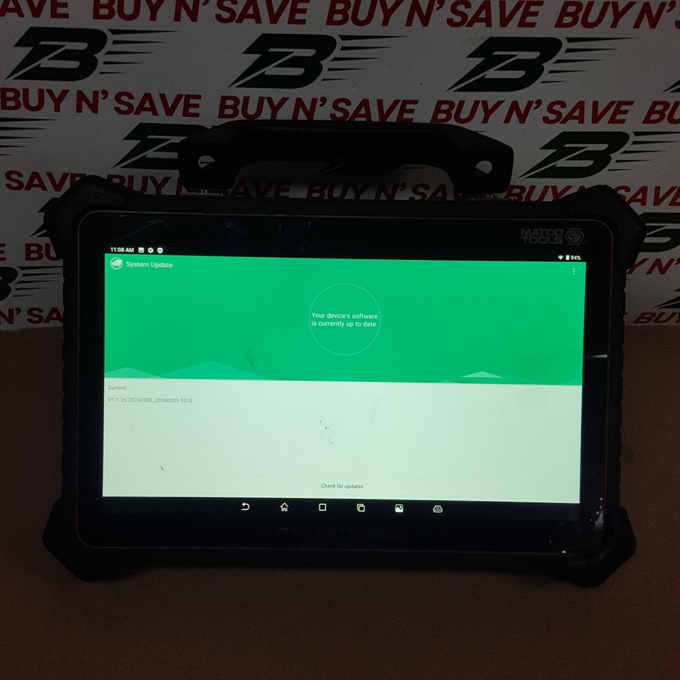 Matco Tool Maximus 4.0 Scanner Tool Diagnostics Tablet w/PwrSupply ...