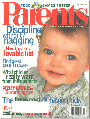 PARENTS Magazine October 1998 Easy Halloween Costumes Crafts Treats ...