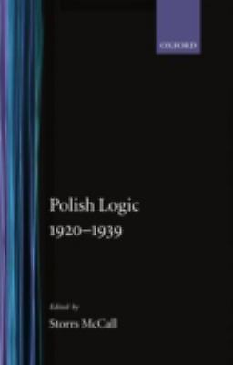 Polish Logic, 1920-1939 by B. Grushman (1967, Hardcover) for sale ...