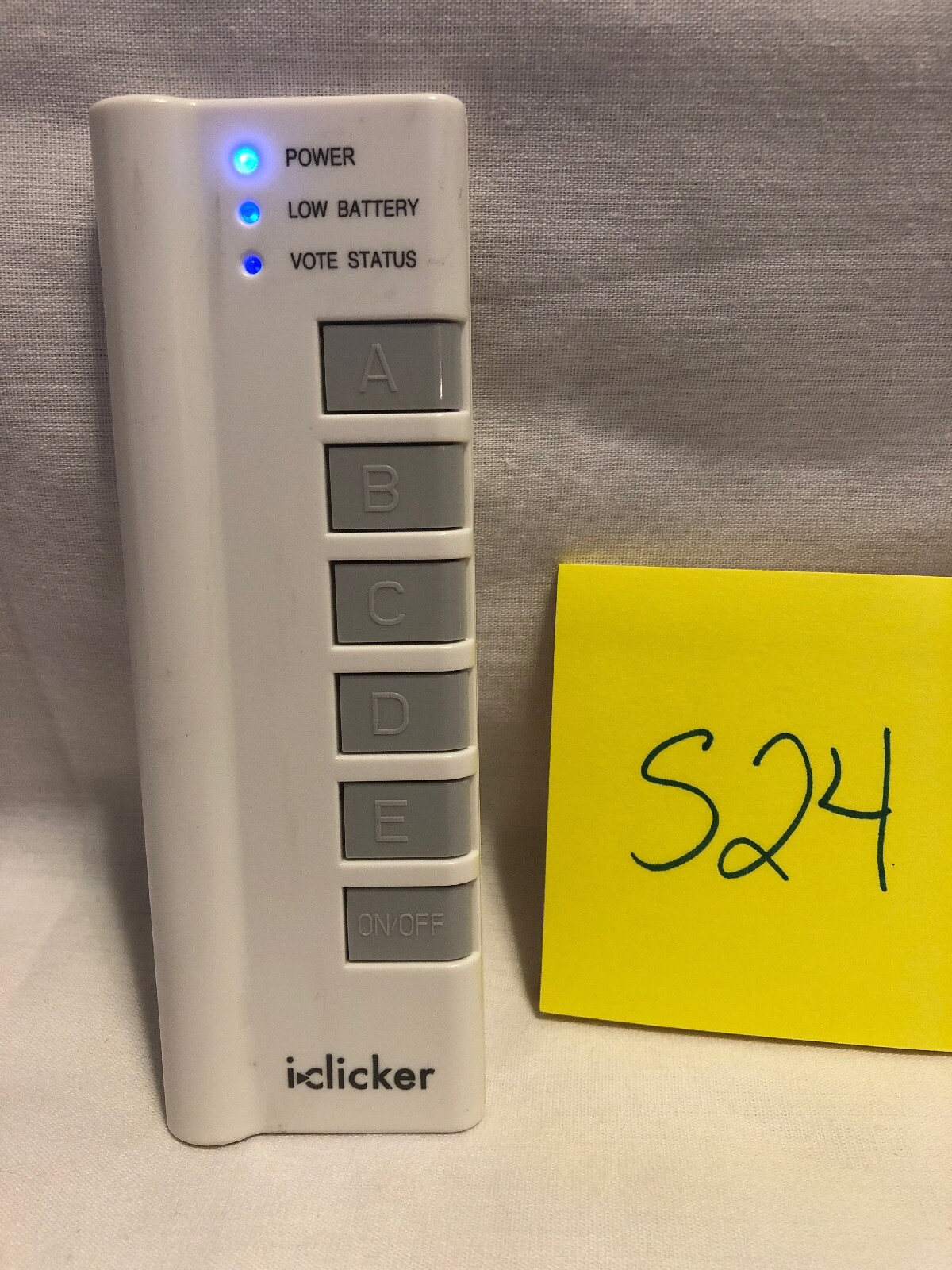iClicker Student Response Classroom Remote Control Works! i-clicker S24 ...