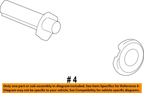 2019-2020 SILVERADO SIERRA REAR BUMPER SPARE TIRE KEY HOUSING NEW GM ...