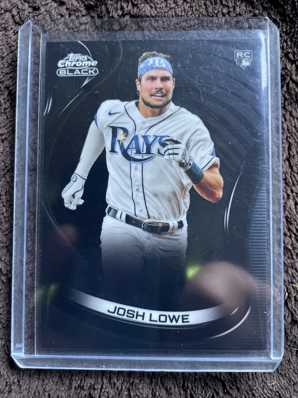 2022 JOSH LOWE TOPPS CHROME BLACK ROOKIE CARD RC TAMPA BAY RAYS #92 | eBay