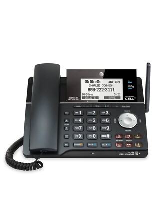 AT&T 2 Line Corded Answering System with Caller ID/Call Waiting ...