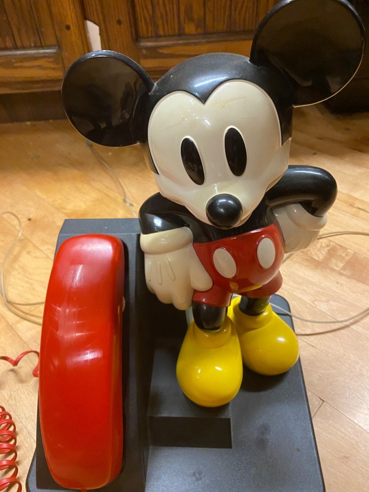 Vintage AT&T Collectible Disney Mickey Mouse Touch-tone Landline Phone ...