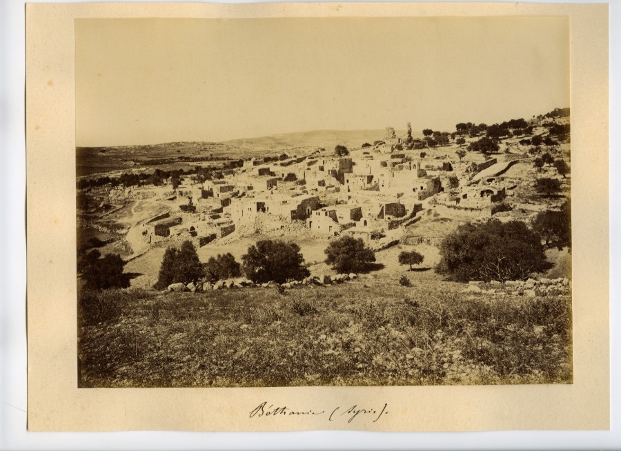 Palestine Bethany General view Syria old Felix Bonfils Photo 1870 ...