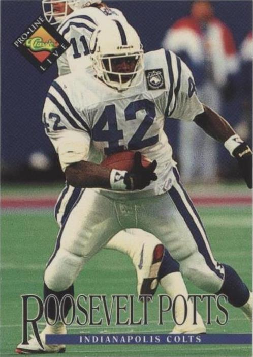1994 Classic Pro Line Live - Roosevelt Potts #58 for sale online | eBay