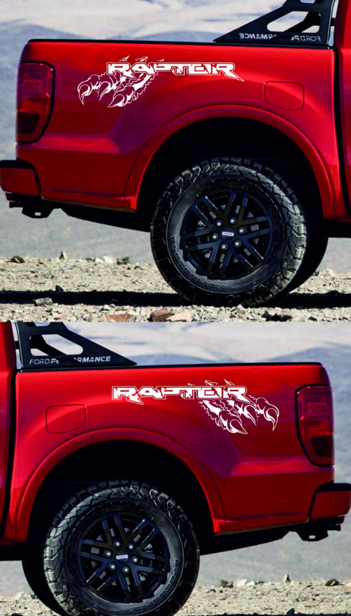 Ford F150 Raptor Side Bed Claw Graphics Both Sides Decals Stickers | eBay