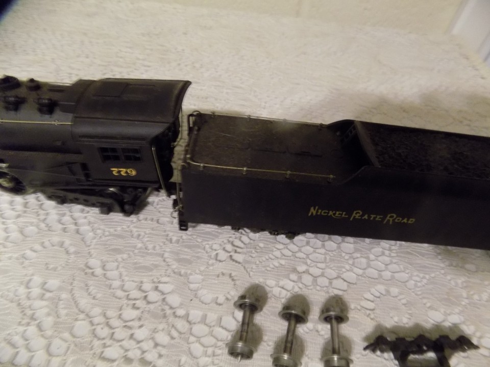 RIVAROSSI HO SCALE NICKEL PLATE ROAD NYC & STL # 779 STEAM LOCOMOTIVE W ...