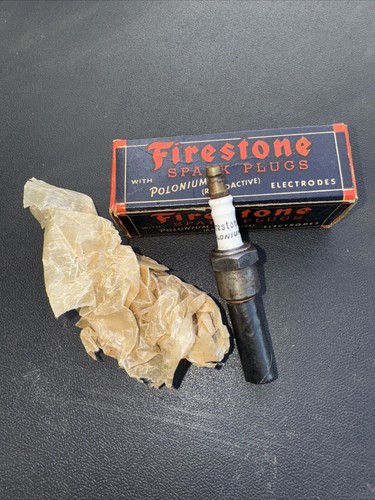 VINTAGE FIRESTONE POLONIUM SPARK PLUGS T-30-W RADIOACTIVE ELECTRODES | eBay