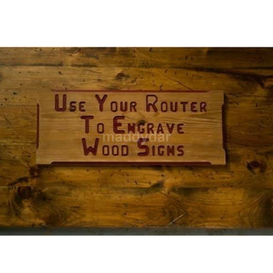 Sign Making Letter Engraving Jig Set Maker for Router Wood Woodworking ...