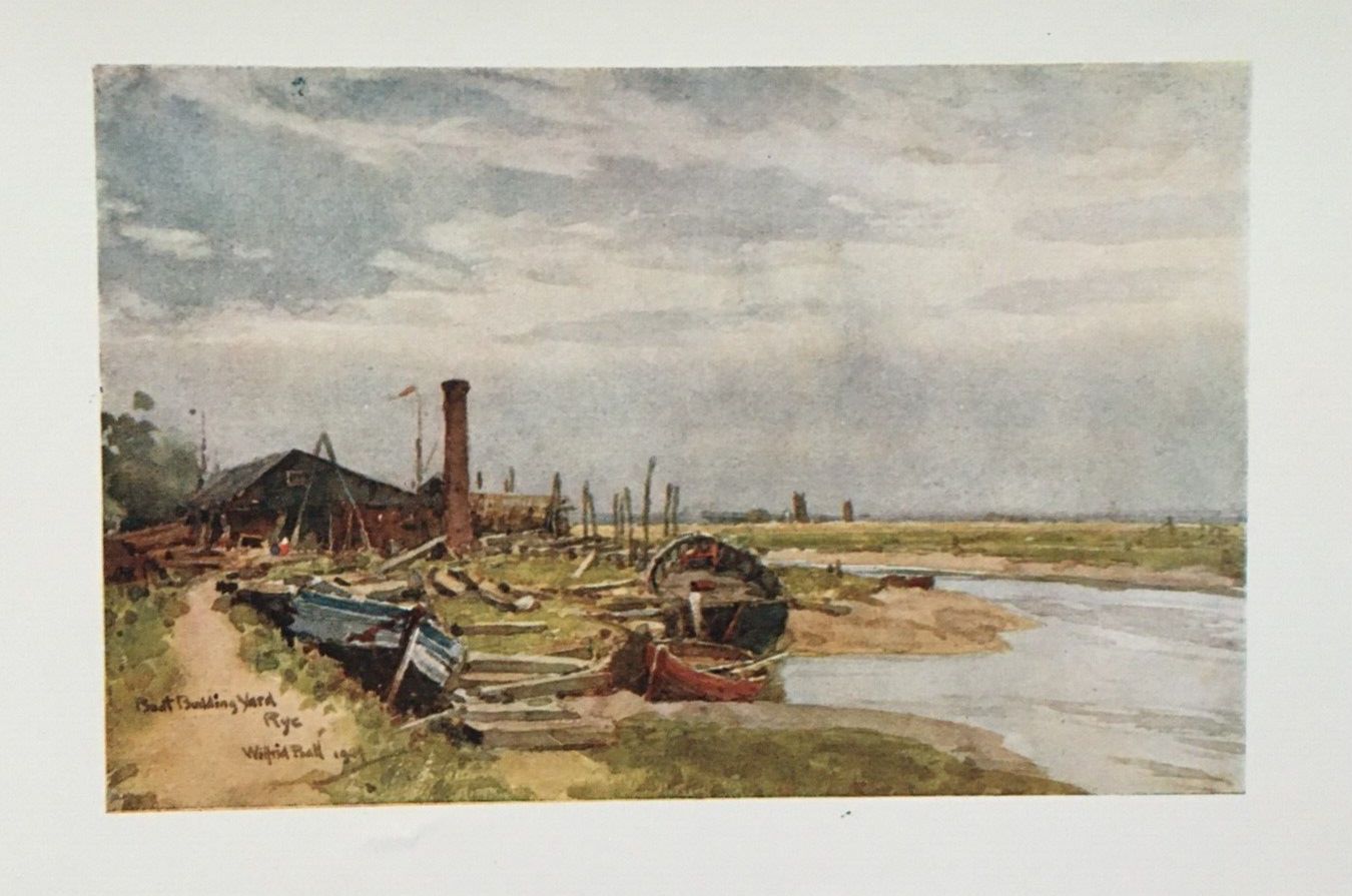 Rye Boat Building - Sussex - Antique Print 1913 | eBay UK