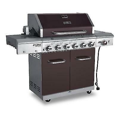 Nexgrill 720-0896E Propane Deluxe 6-Burner Ceramic Grill - Mocha for ...