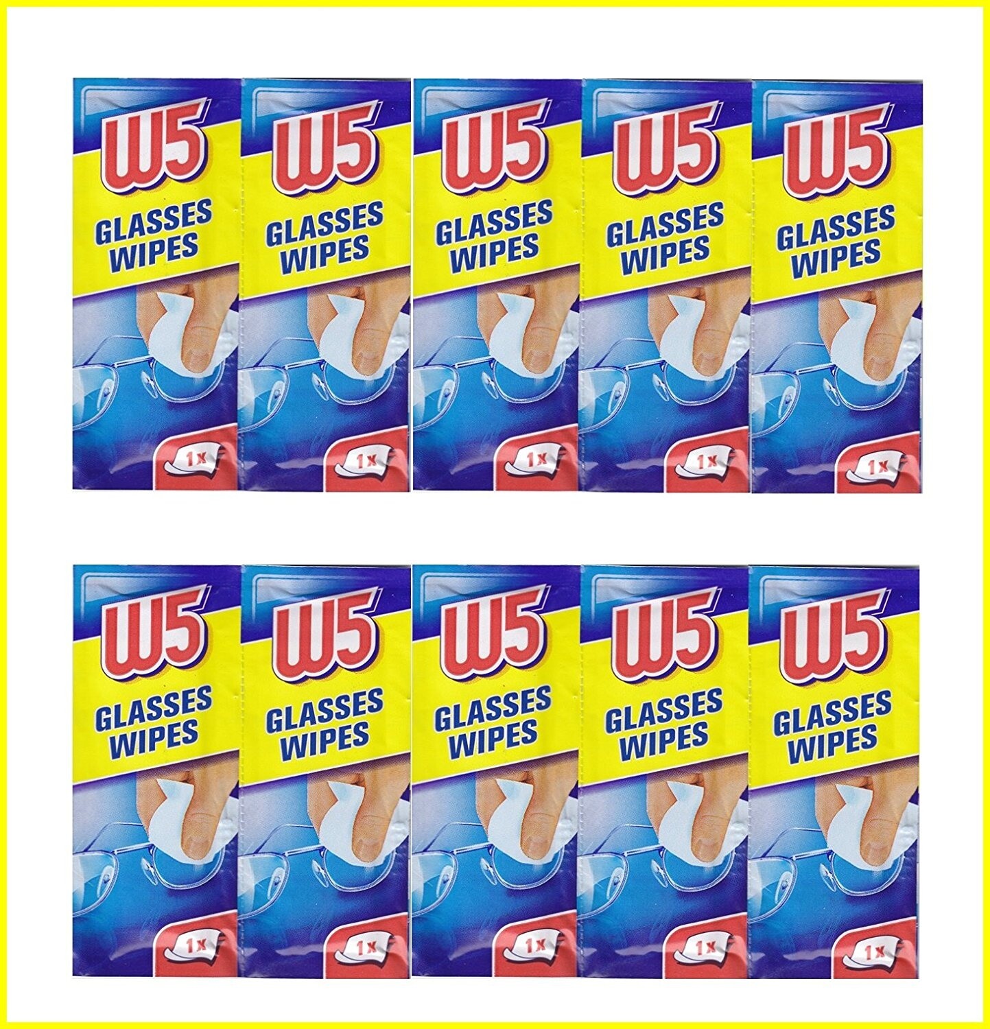 W5 Optical Lens Wipes- Clean Wipes For Cleaning Glasses /Glass cleaner ...