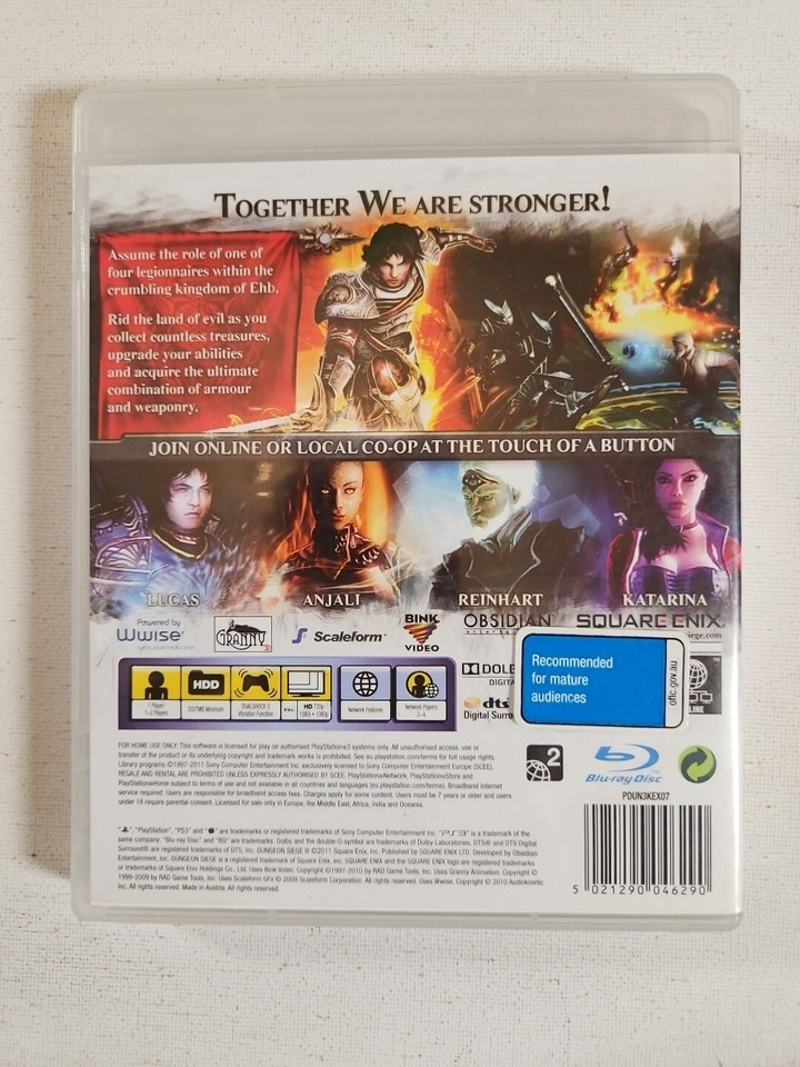 DUNGEON SIEGE III Sony PlayStation 3 PS3 Game PAL includes Manual | eBay