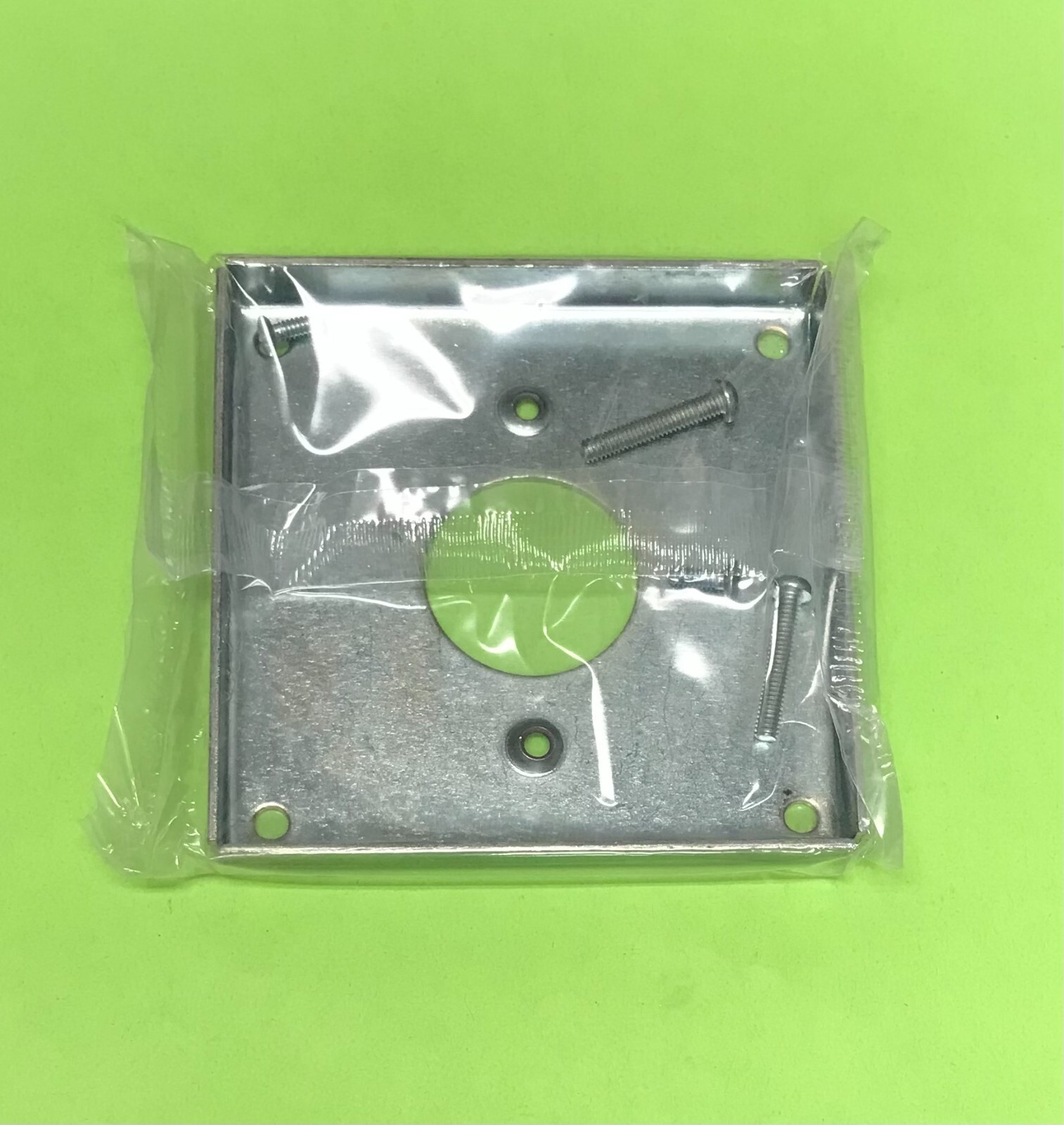 Bowers 454 4S Metal Square Electrical Box Cover Plate 1/2" Raised ...