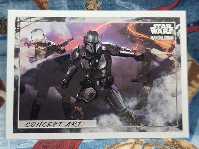 Topps UK Star Wars The Mandalorian Concept Art Trading Card #CA4 p;U | eBay