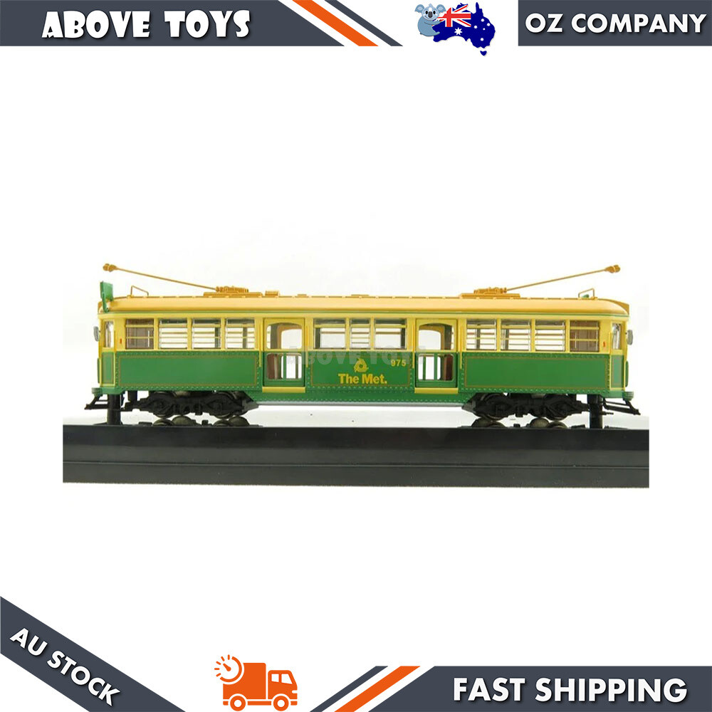 Cooee Classics 1:76 OO Gauge Electric W6 Melbourne Tram #975 The Met ...