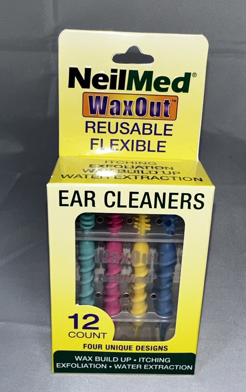 NEILMED 1 EA Reusable Flexible Ear Cleaners Waxout 12ct WO-4R-48-ENU-US ...