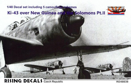 Rising Decals 1/48 NAKAJIMA Ki-43 OVER NEW GUINEA & THE SOLOMONS Part 2 ...
