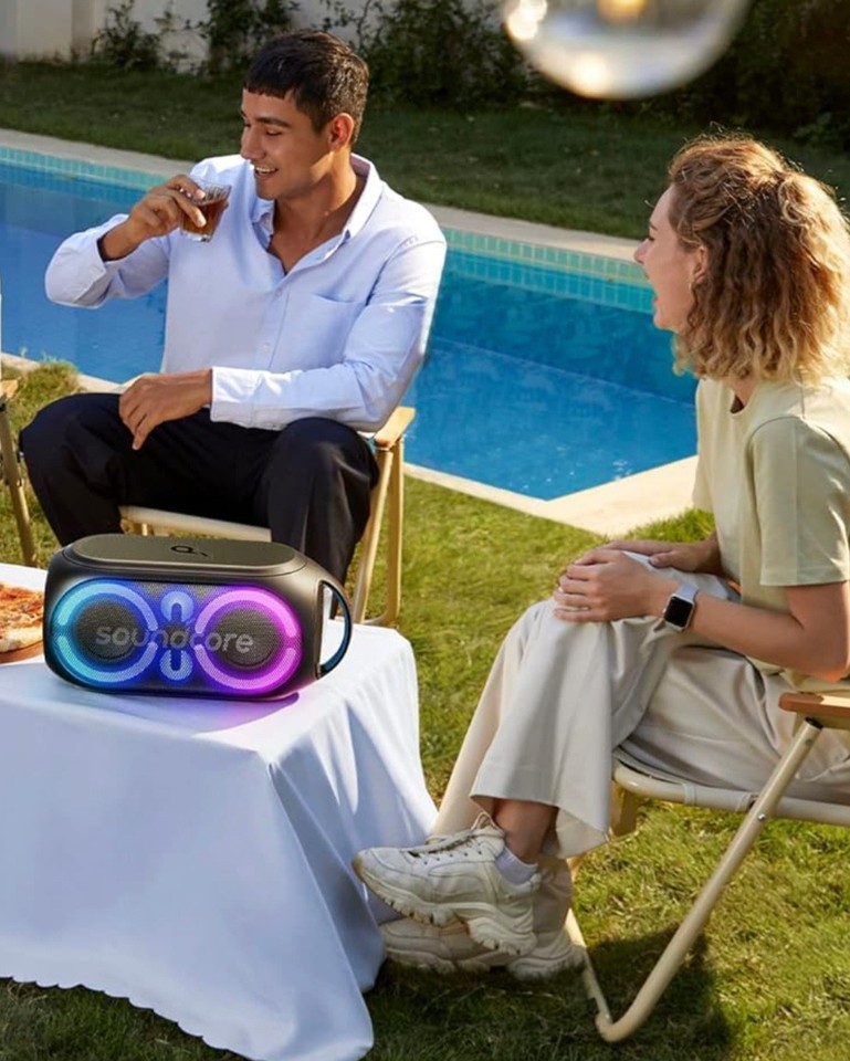 Soundcore Rave Party 2 Bluetooth Speaker 120W Lights Boombox Partybox ...