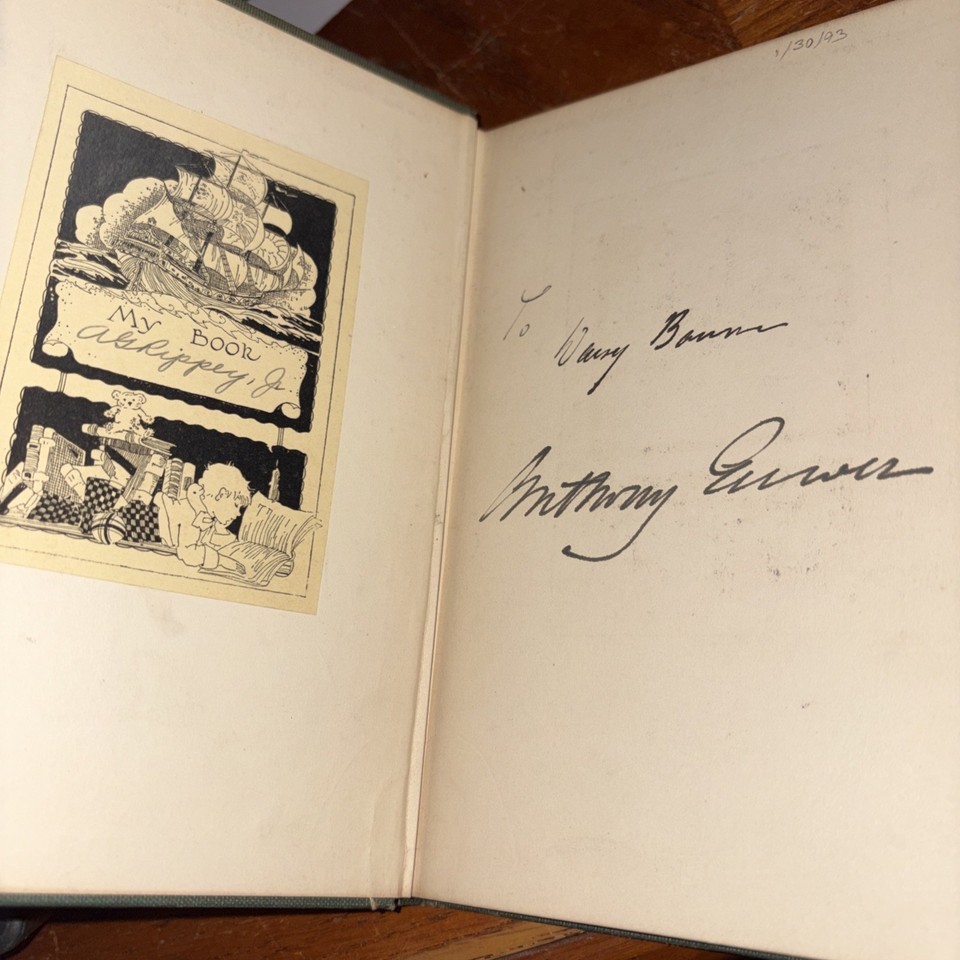 SIGNED! Anthony EUWER / RHYMES OF OUR VALLEY 1st Edition 1916 Hardcover ...