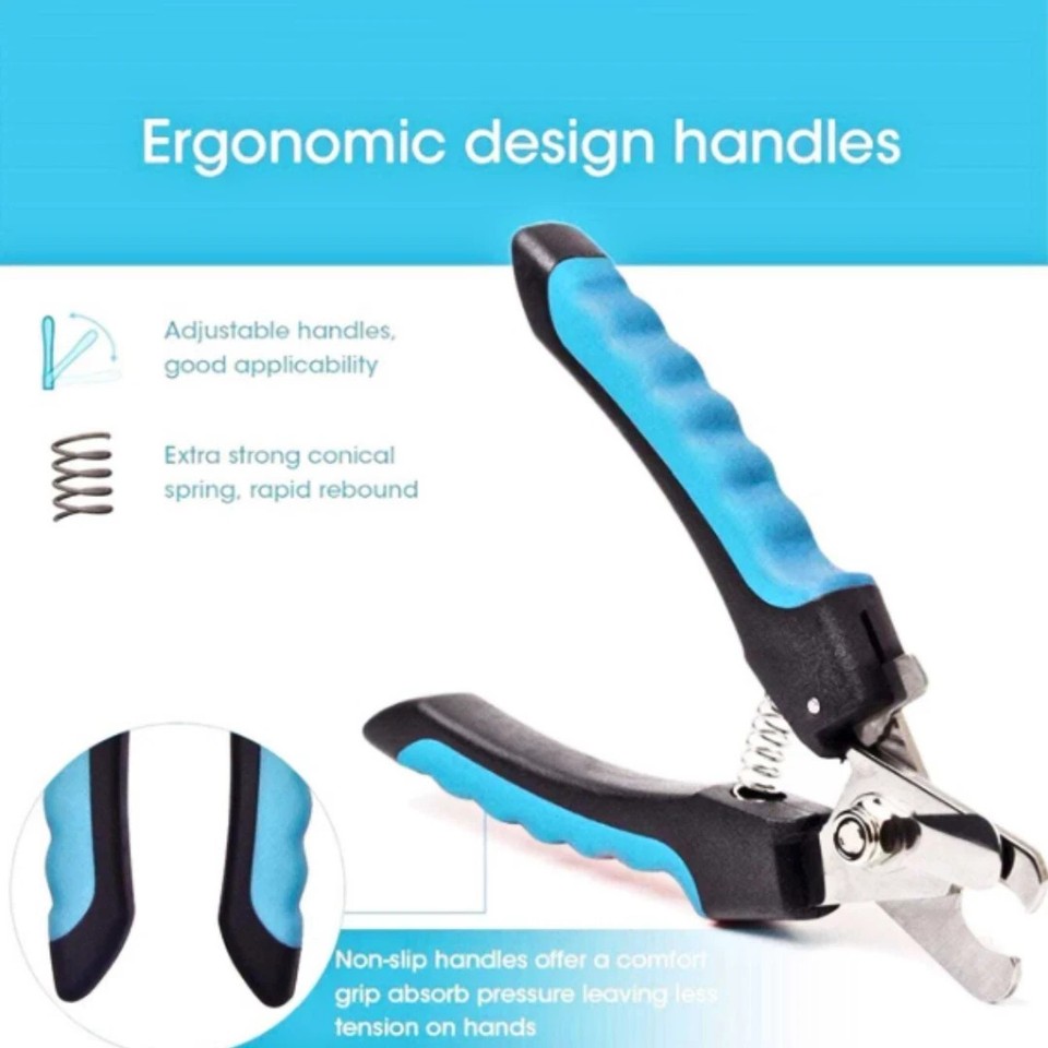 Dog Nail Clippers & Trimmer with Safety Guard to Avoid Over-Cutting Toe ...