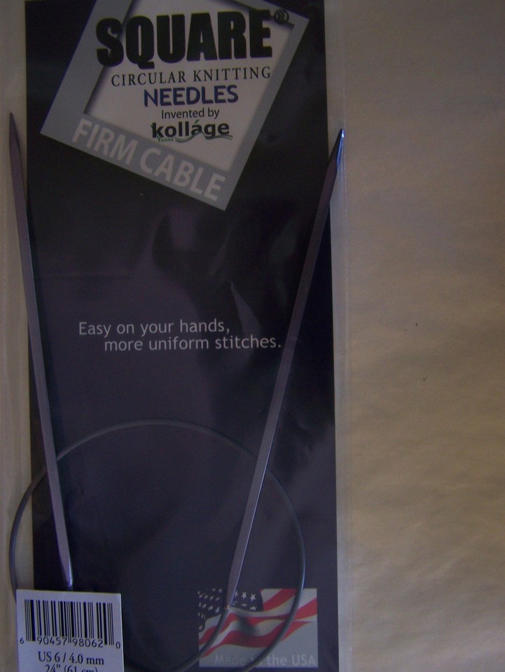 Kollage Square Circular Knitting Needles 24" FIRM | eBay