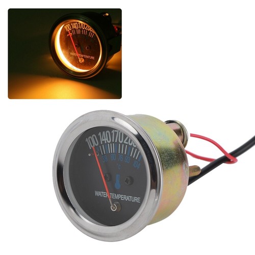 Metal Car 52mm Mechanical Water Temperature Temp Meter Gauge 38-104 ...