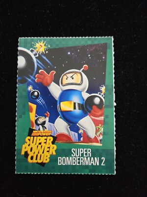Nintendo Power Super Power Club Magazine Card #152 Super Bomberman 2 | eBay