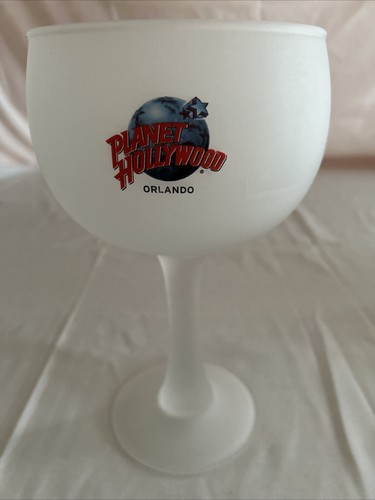 Planet Hollywood Orlando Collectable Extra Large Globet 10” Tall | eBay