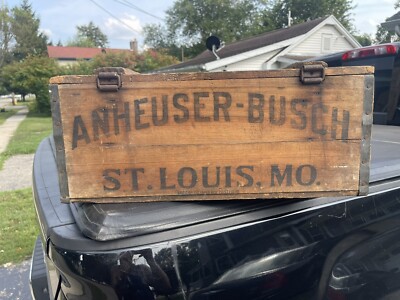 Anheuser Busch Beer St Louis MO 1918 Crate Pre Prohibition Bevo | eBay