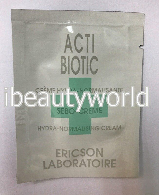 8pcs x ERICSON LABORATOIRE ACTI-BIOTIC SEBO-CREAM Normalizing 2ml ...