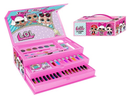 LOL Surprise 52 Piece Colouring Case Art Case | eBay