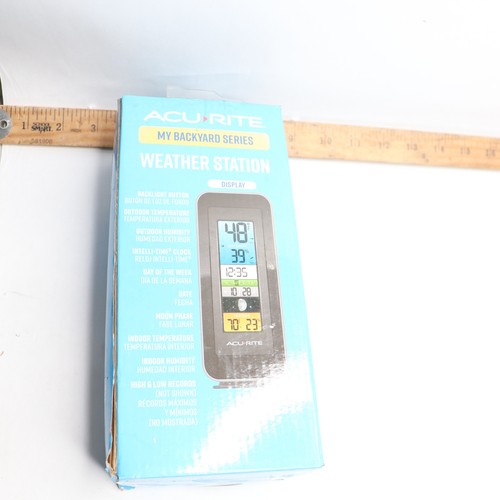 AcuRite Digital Color Display Wireless Indoor/Outdoor Thermometer 00384HD | eBay