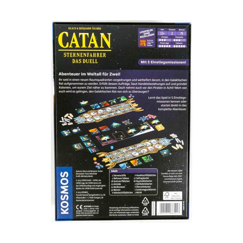 Franckh-Ko Boardgame Catan - Sternenfahrer Das Duell (Catan, Star Box ...