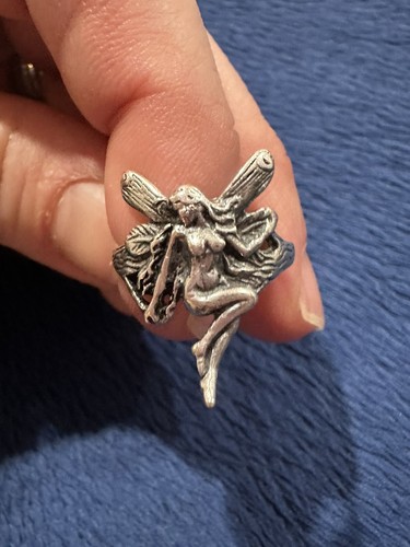 Vintage Sterling Silver 925 Fairy Faerie Sprite Pixie Imp Nymph Size 6. ...
