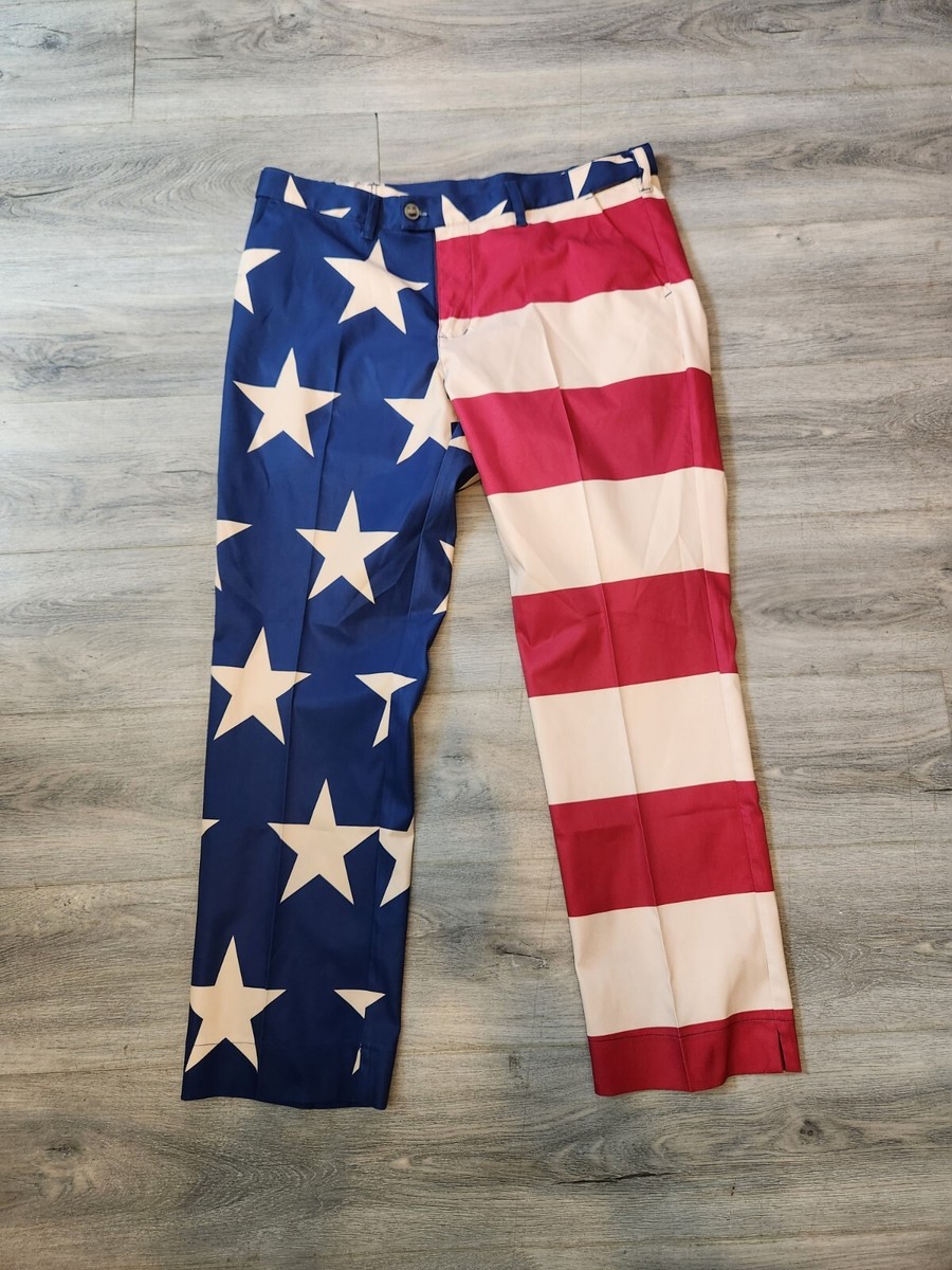 American Flag Golf Pants