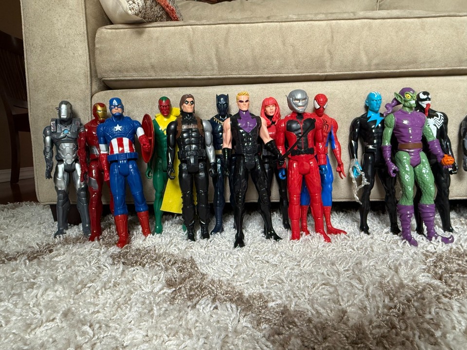 Super Hero 12 Inch Action Figure Mixed Lot of 29 Marvel & DC | eBay