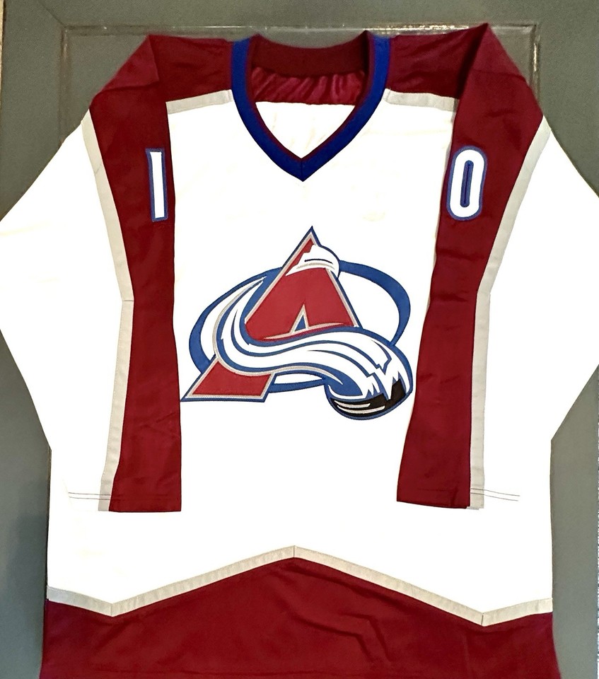 CHARLIE COYLE COLORADO AVALANCHE AUTOGRAPHED CUSTOM HOCKEY JERSEY JSA ...