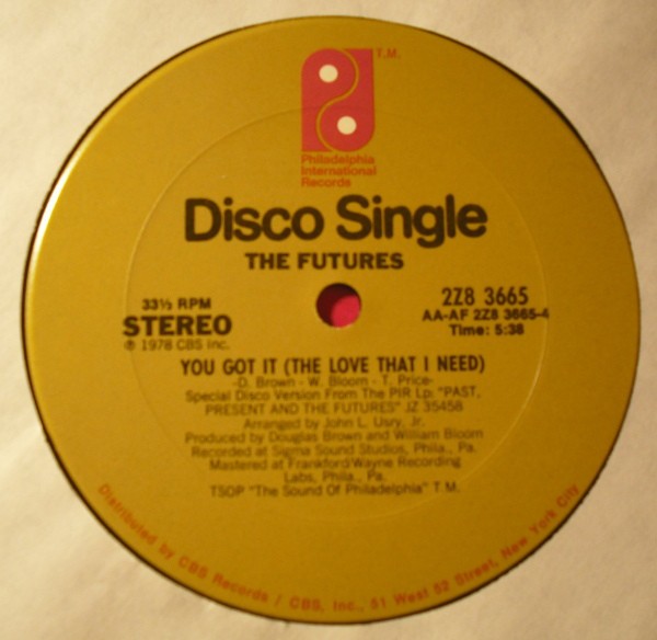The Futures - Party Time Man / You Got It (The Love That I Need) (12 ...