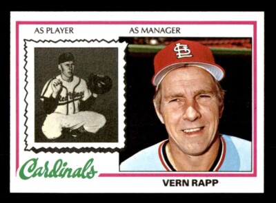 1978 Topps Baseball #324 Vern Rapp NM/MT *d6 | eBay