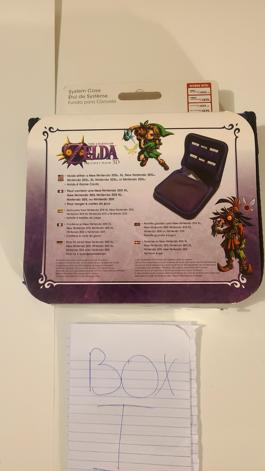 Nintendo 2DS 3DS XL DSi Legend of Zelda Majora's Mask Carry Case - New ...