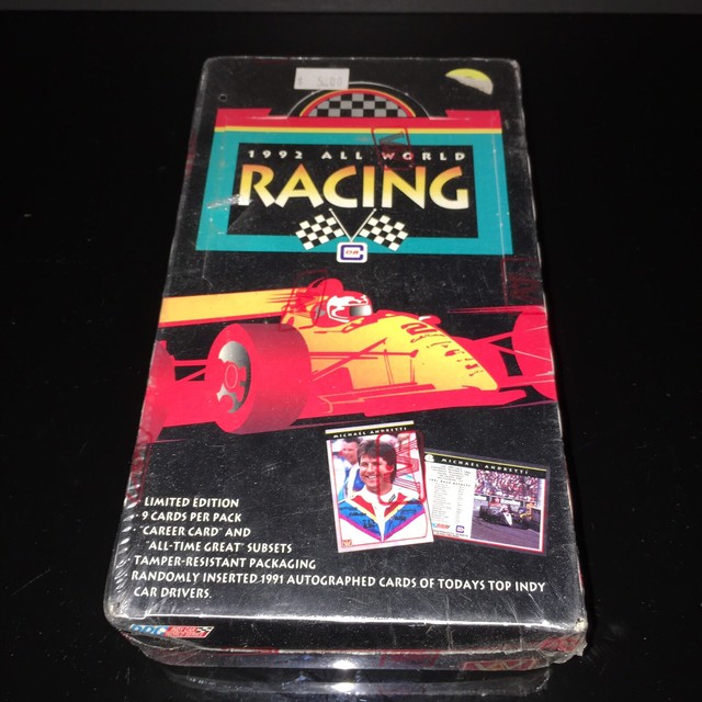 1992 AW All World Racing Formula Car Trading Sports Card 36 Wax Pack ...