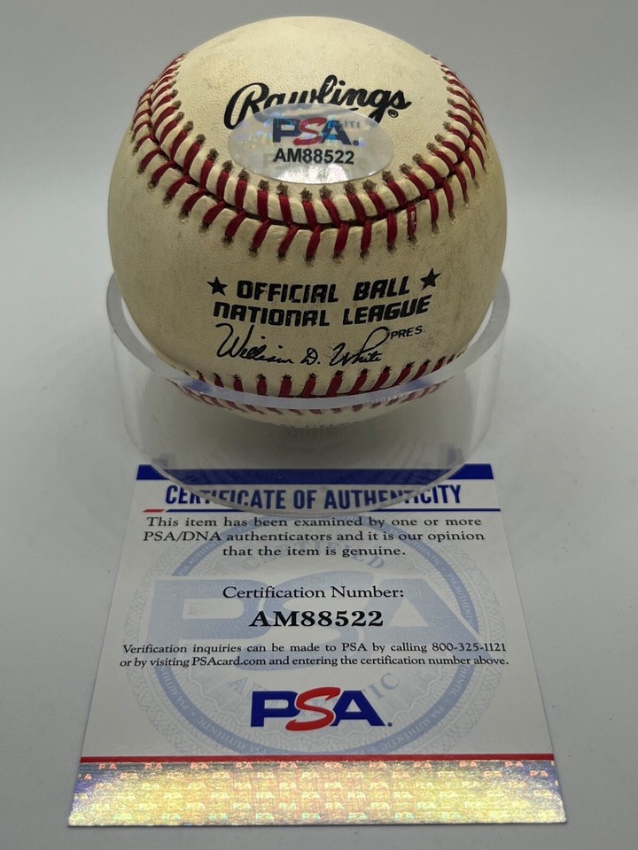 Gregg Jefferies Mets Cardinals Signed Autograph OMLB Baseball PSA DNA ...