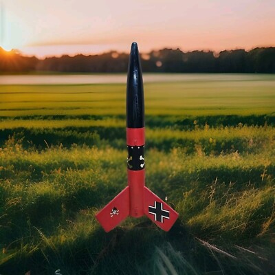 Estes Rocket #0651 Der Red Max Skill Level Rocket Only Vintage VGC | eBay