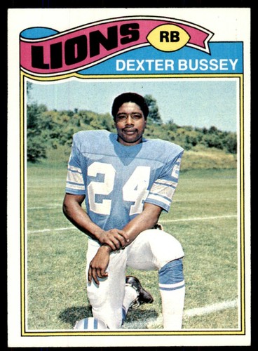 1977 Topps Dexter Bussey Rookie Detroit Lions #176 | eBay