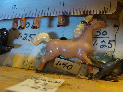 Vintage Single miniature LEAD figure: Painted HORSE #3 | eBay